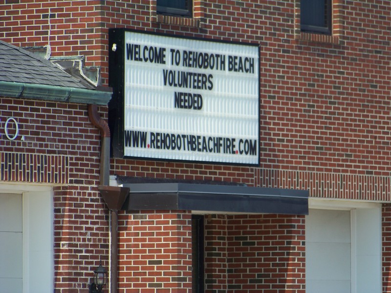 Rehoboth Fire Department to update sign | Cape Gazette